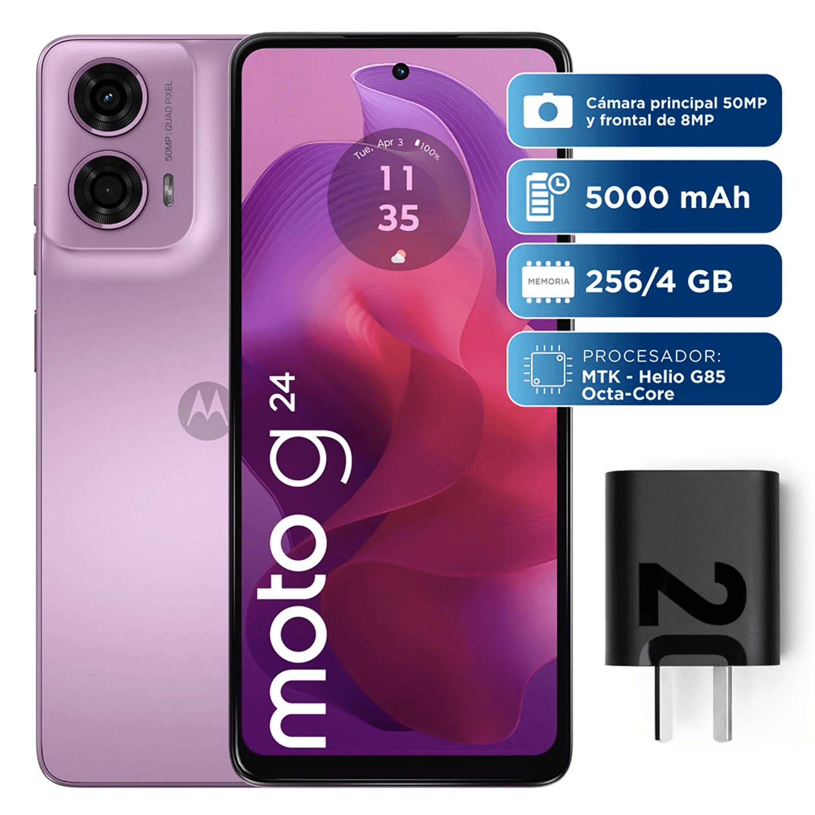 celular-motorola-G24-256GB-color-rosado
